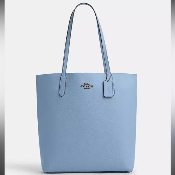 Coach | Bags | Coach Thea Tote Bag In Light Blue | Poshmark